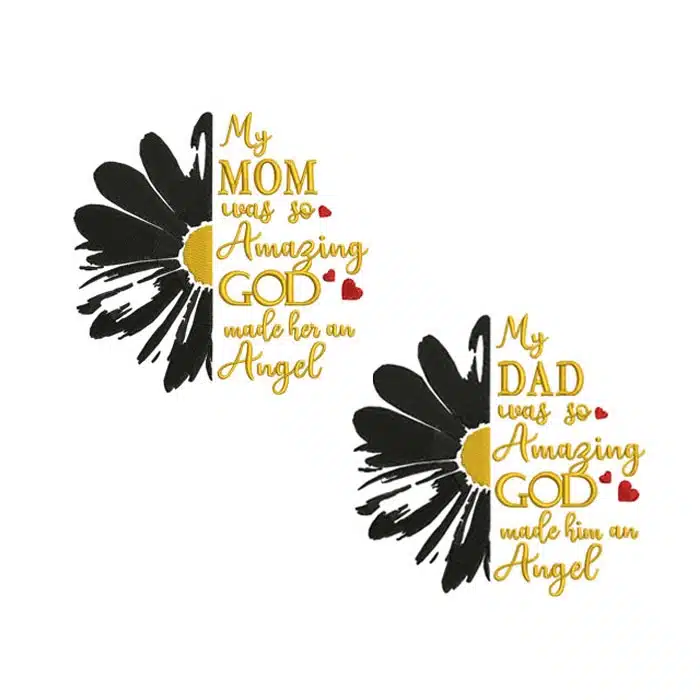Mom Dad Was Amazing - Rgembroiderydesigns
